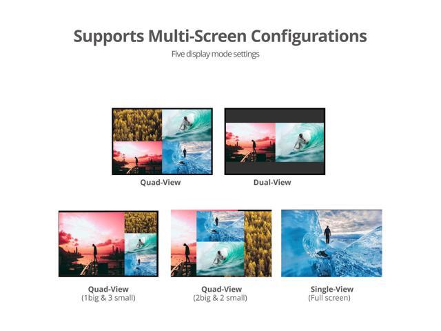 Click here for SIIG - CE-H25R11-S1 - SIIG 4x1 HDMI Seamless Quad-... prices