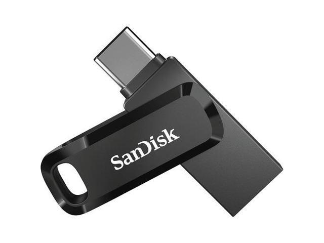 SanDisk 128GB Plastic Dual Usb Type C Drive - White