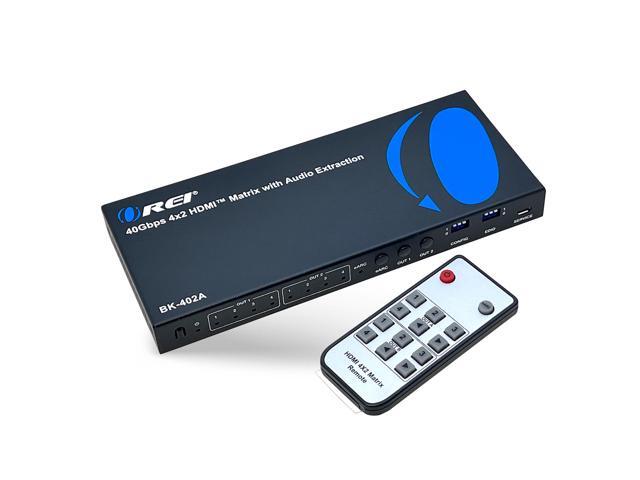 Click here for OREI 4x2 HDMI Matrix With Audio Extraction (BK-402... prices