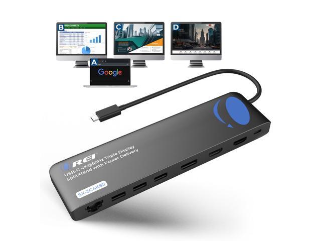 Click here for OREI SplitXtend Docking Hub with USB-C input  USB-... prices