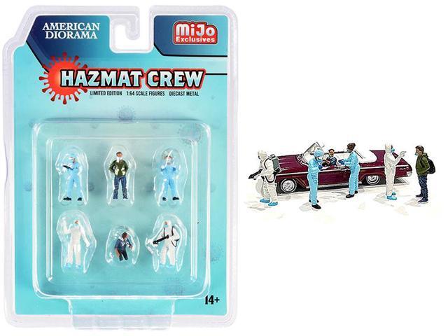 Click here for Hazmat Crew 6 piece Diecast Figurine Set for 1/64... prices