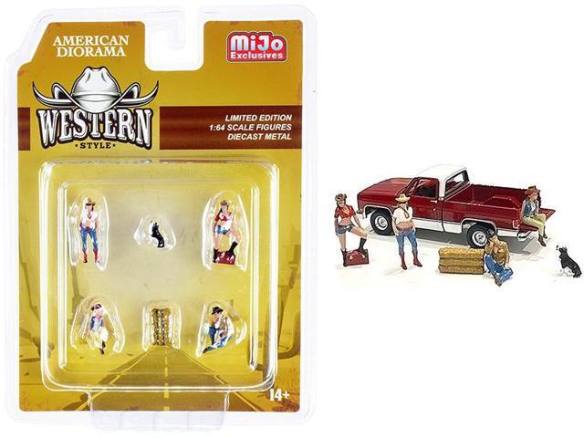 Click here for Western Style 6 piece Diecast Set (4 Figurines and... prices