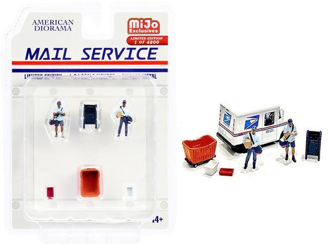 Click here for Mail Service 6 piece Diecast Set (2 Male Mail Carr... prices