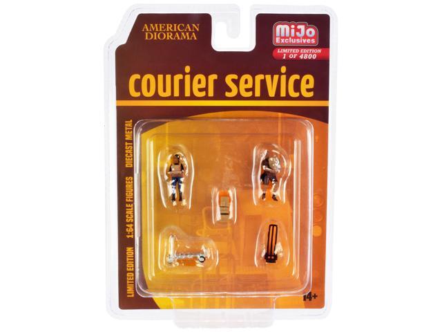 Click here for Courier Service 5 Piece Diecast Figures Set (2 Wor... prices