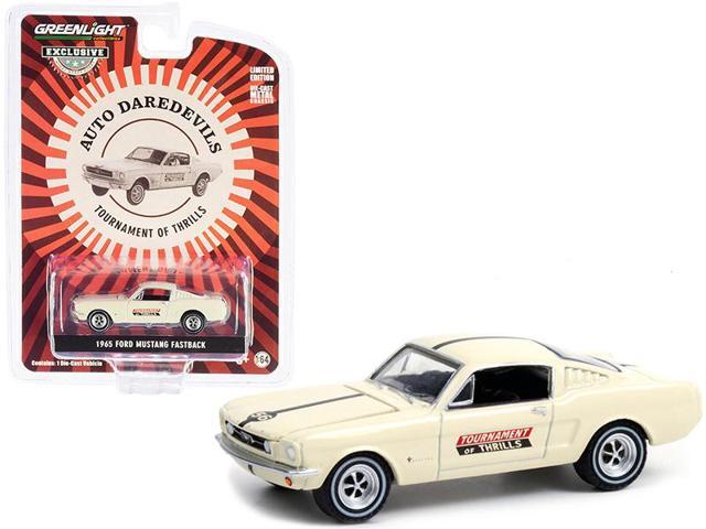 Click here for 1965 Ford Mustang Fastback #56 Cream Auto Daredevi... prices