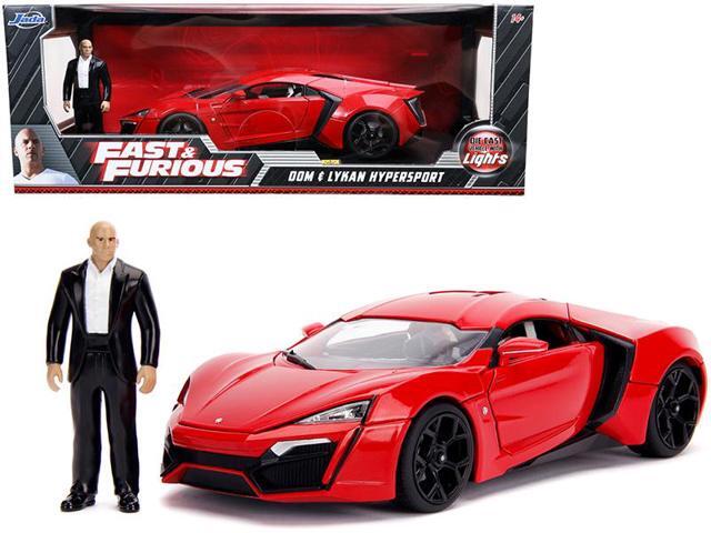 Click here for Lykan Hypersport Red with Lights and Dom Figurine... prices