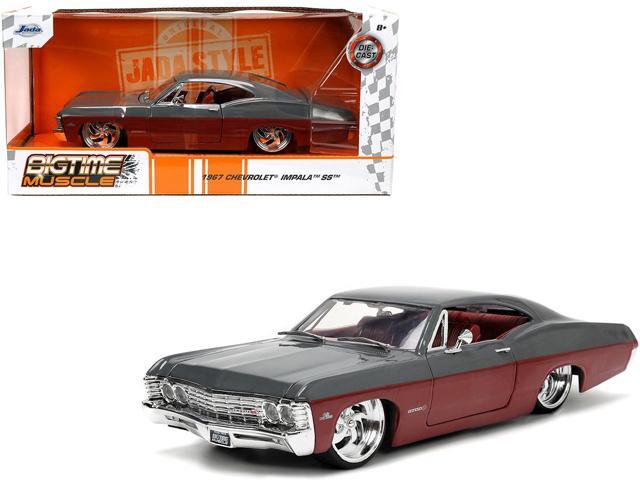 Click here for 1967 Chevrolet Impala SS Gray and Burgundy with Bu... prices