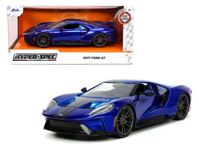 Click here for 2017 Ford GT Candy Blue with Gray Stripes Hyper-Sp... prices