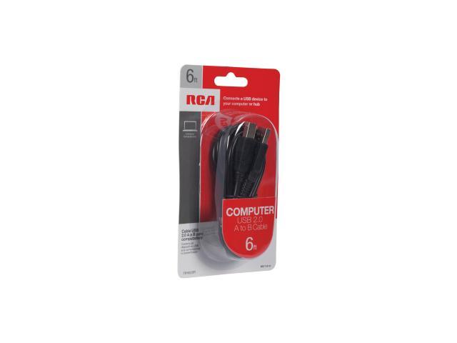 Click here for RCA 6-ft USB A-Male to B-Male Cable (TPH520R) prices