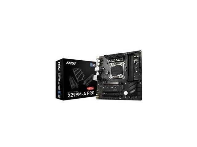 Click here for MSI X299M-A PRO X299M-A PRO LGA2066/ Intel X299/ D... prices
