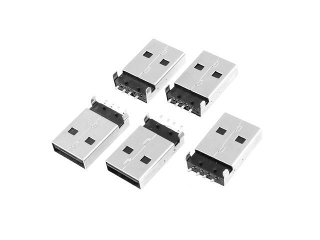 Click here for Unique Bargains 5 Pcs USB A Type Male Plug Solder... prices