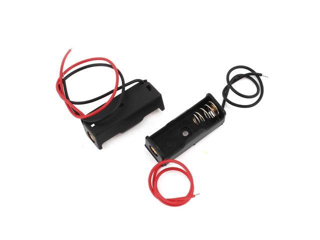 Click here for 2pcs 12v 23a Wires Black Plastic Spring Clip Batte... prices