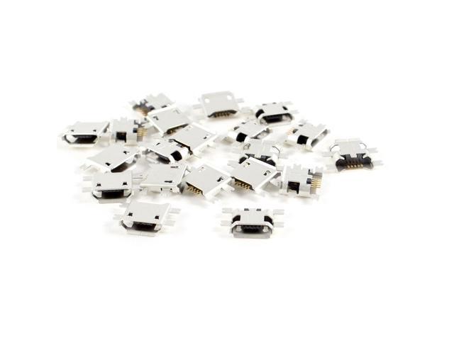 Click here for 20 Pcs Micro USB Type B Female Socket 180 Degree 5... prices
