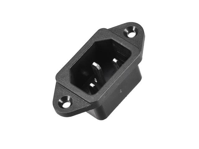 Click here for AC 250V 10A Panel Mount 3 Pins IEC320 C14 Inlet Po... prices