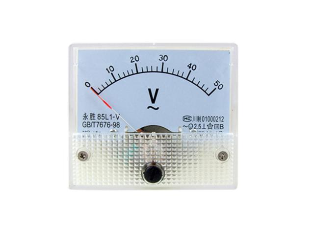 Click here for 85L1 AC 0-50V Rectangle Analog Panel Voltmeter Gau... prices