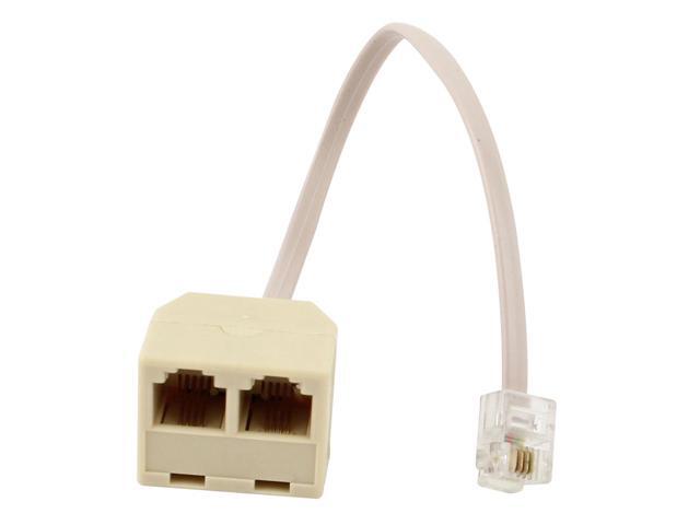 Click here for 6P4C RJ11 Male to Dual Female Splitter Connector P... prices