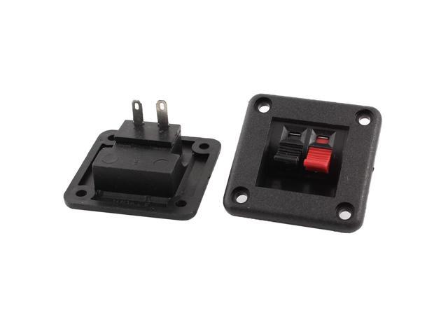 Click here for Unique Bargains 2 Pcs One Row 1 Black 1 Red Speake... prices