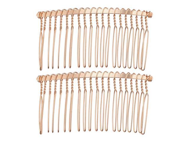 Click here for 2 Pcs No Slip Hair Side Combs Accessories  Metal... prices