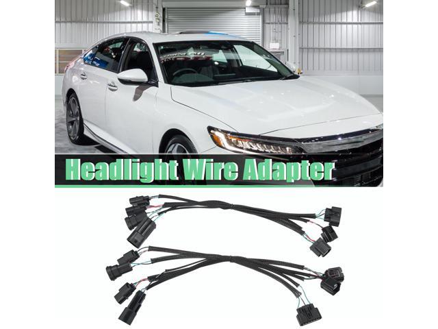 Click here for 2pcs Headlight Conversion Wires Adapters for Honda... prices