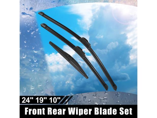 Click here for 24 19 10 Front Rear Windshield Wiper Blade Set Fit... prices