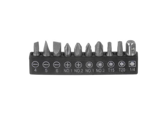 Click here for 10 in 1 Screwdriver Bit Set 1/4 Hex Shank Torx Squ... prices