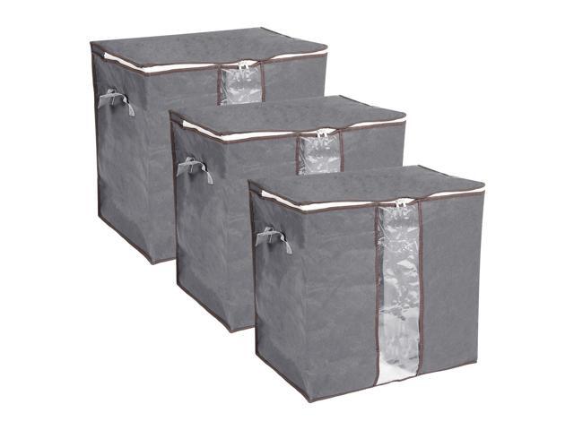 Click here for Clothes Storage Bag 3pcs  Closet Organizer with Re... prices