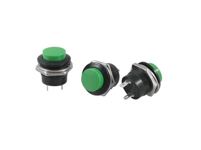 Click here for 3 Pcs SPST Green Round Momentary Push Button Switc... prices
