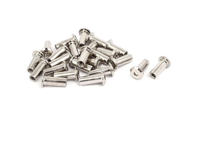 Click here for M6x20mm Female Thread Hex Socket Head Barrel Nut F... prices