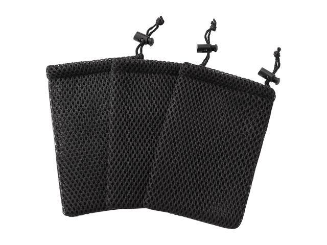 Click here for Unique Bargains Black Cell Phone Nylon Mesh Drawst... prices