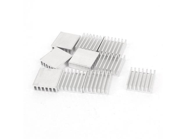 Click here for Unique Bargains 10 Pieces Silver Tone Aluminum Rad... prices