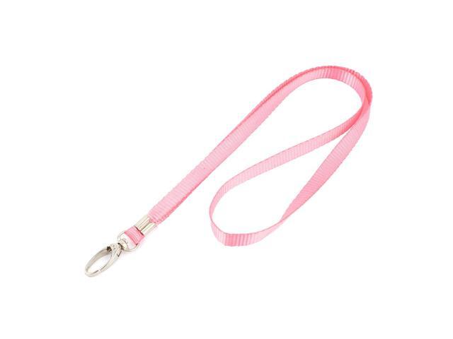 Click here for Swivel Metal Clip Flat Lanyard Neck Strap Pink for... prices