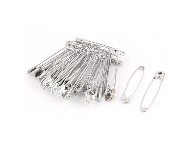 Click here for Unique Bargains 50 Pcs Silver Tone Metal Safety Pi... prices