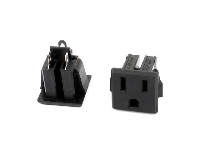 Click here for AC 125V 15A US 3 Pins Panel Mounted Snap in Power... prices