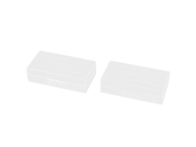 Click here for 2pcs Clear Plastic Rectangle Storage Box Container... prices