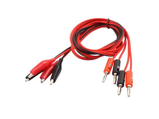 Click here for Double Alligator Clip to Banana Plug Audio Video T... prices