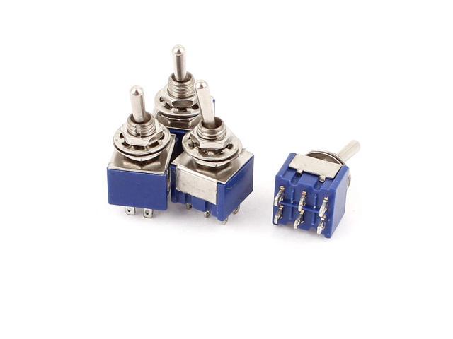 Click here for 4 Pcs AC 6A 125V 2 Position 6Pins DPDT ON-ON Micro... prices