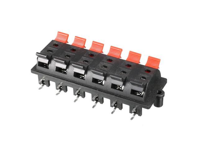 Click here for Unique Bargains Audio Push in Jack 6 Red 6 Black 1... prices