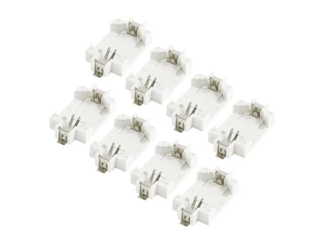 Click here for Unique Bargains 8 Pcs Off White Plastic CR2032 Cel... prices