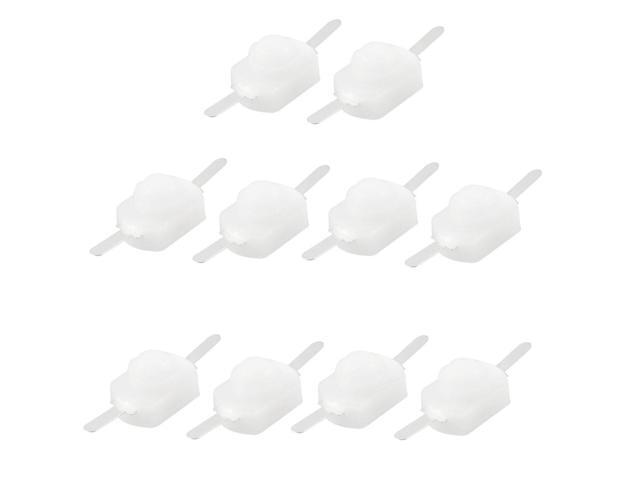 Click here for Unique Bargains 10 Pcs Round White Push Button Lat... prices