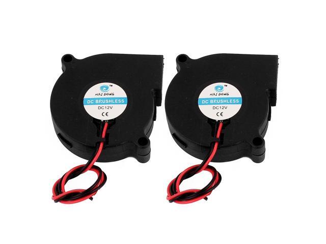 Click here for 2Pcs 50x50x15mm Black Brushless 2Pin DC 12V 0.13A... prices