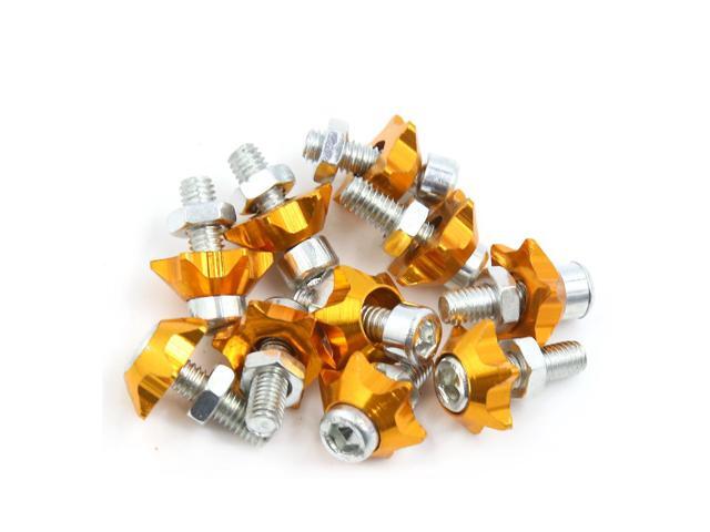 Click here for 10 Pcs 6mm Thread Gold Tone Motorcycle Car Decorat... prices