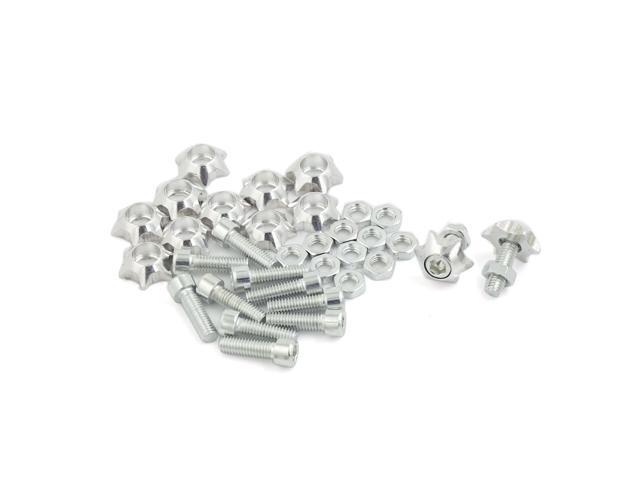 Click here for 12 Pcs 6mm Dia Star Shape Cap Car License Number P... prices