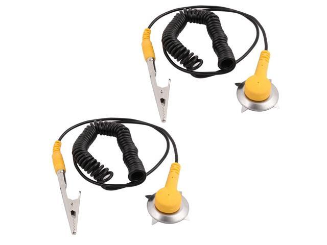 Click here for 2Pcs Alligator Clip Coil Cable Anti Static ESD Mat... prices