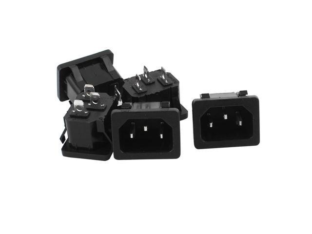 Click here for 5Pcs AC 250V 10A 3 Terminals Snap in Inlet Power M... prices