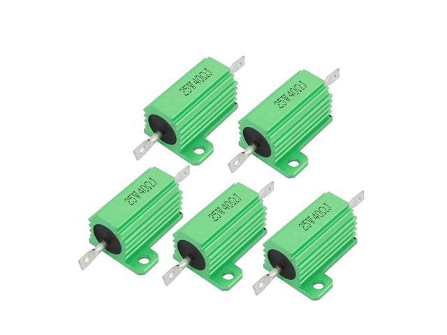 Click here for Unique Bargains 5pcs Green 40 Ohm 25W 5 Chassis Mo... prices