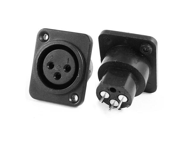 Click here for 2 Pcs Audio MIC XLR 3Pin Female Chassis Panel Moun... prices