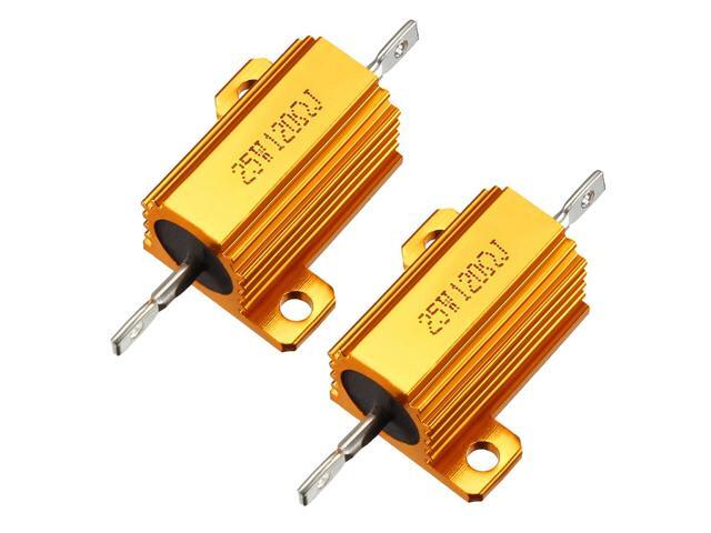 Click here for 2 Pcs Aluminum Case Resistor 5W 5 Ohm Wirewound fo... prices