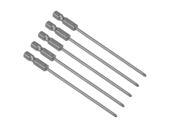 Click here for 5 Pcs 1/4 Shank 100mm Length 2.5mm Phillips PH1 Ma... prices