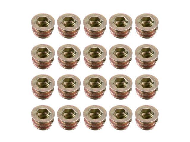 Click here for Threaded Insert Nuts Zinc Alloy Hex Socket M6 Inte... prices