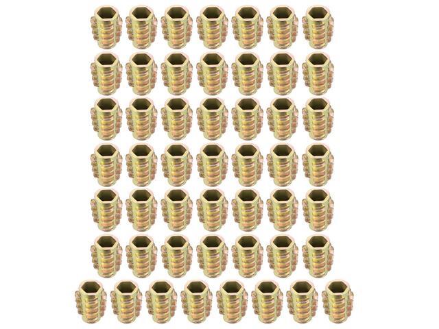 Click here for Threaded Insert Nuts Zinc Alloy Hex-Flush M6 Inter... prices